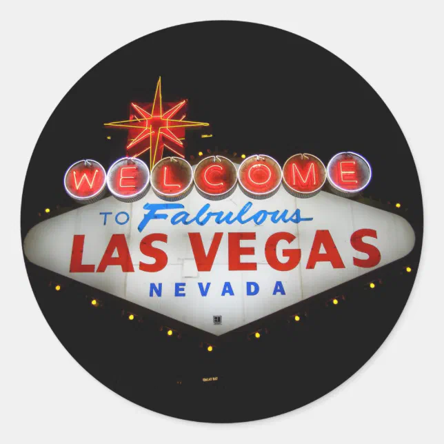 Welcome to Fabulous Las Vegas Stickers | Zazzle