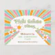 Welcome to First Grade 70s Retro Teacher's Postcard | Zazzle