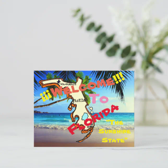 Welcome to Florida Postcard | Zazzle