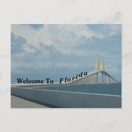 Welcome To Florida Postcard | Zazzle.com