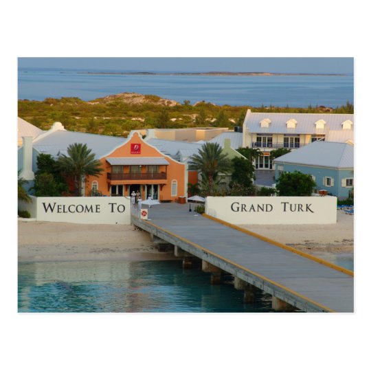 Welcome To Grand Turk Postcard | Zazzle.com