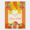 Welcome to Haldi posters as Haldi decoration | Zazzle