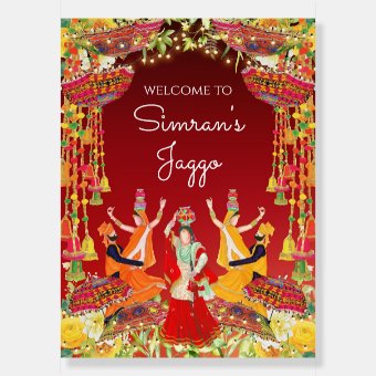 Welcome to Jaggo as Jago poster, Jaggo Welcome Foam Board | Zazzle