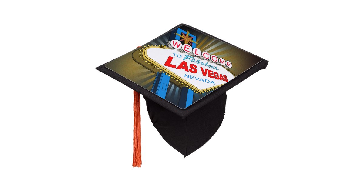 Welcome to Las Vegas Graduation Cap Topper | Zazzle