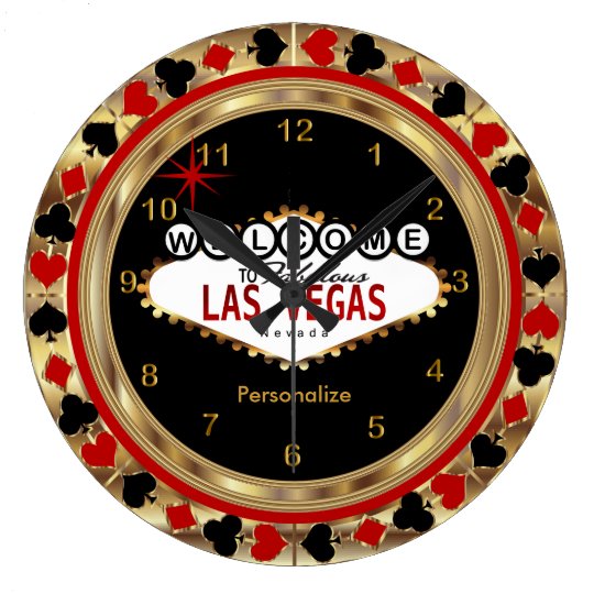 Welcome to Las Vegas! Large Clock | Zazzle.com