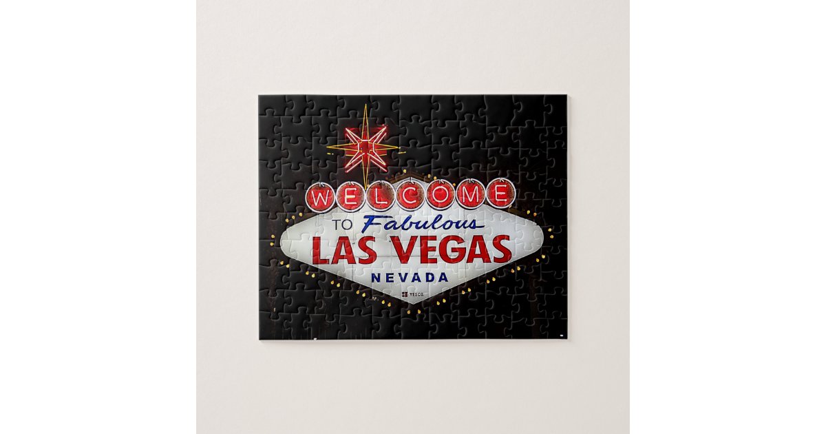 Welcome to Las Vegas Sign #2 Jigsaw Puzzle | Zazzle