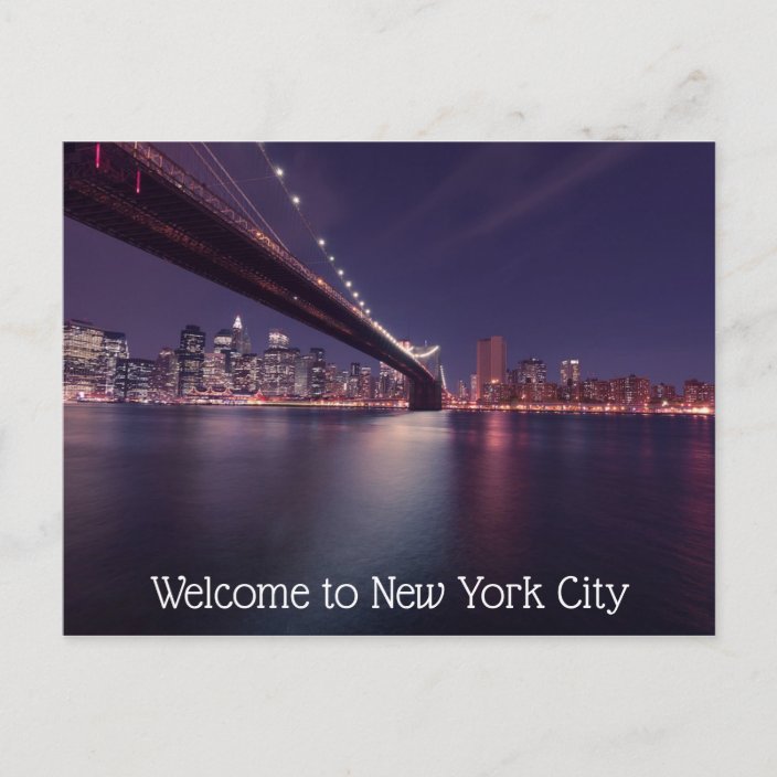 Welcome to New York City Postcard | Zazzle.com