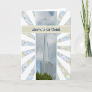 Church Welcome Cards | Zazzle