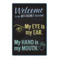 Welcome to our Deaf-Friendly classroom! poster | Zazzle