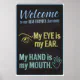 Welcome to our Deaf-Friendly classroom! poster | Zazzle