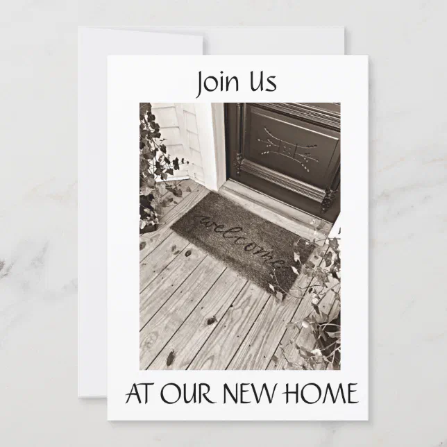 ***WELCOME TO OUR NEW HOME*** INVITATION | Zazzle