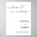 Welcome To Our Wedding, Wedding Welcome Poster | Zazzle