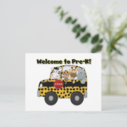 Welcome to Pre-K Postcard | Zazzle