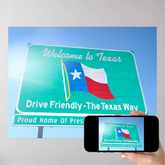 Welcome To Texas! Poster | Zazzle