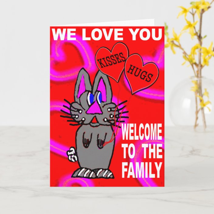 Welcome To The Family Card | Zazzle.com