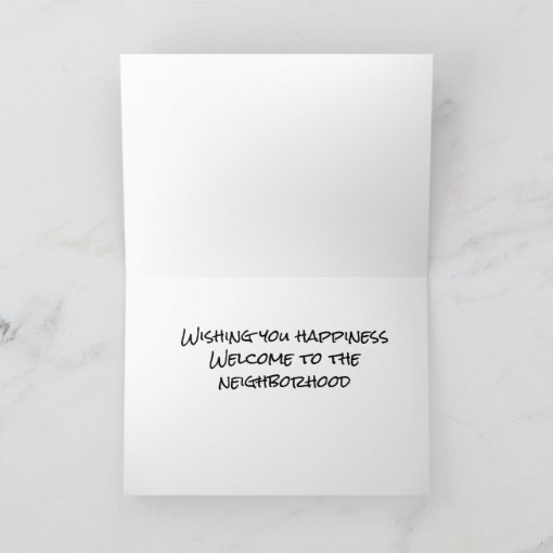 ***WELCOME TO THE NEIGHBORHOOD*** CARD | Zazzle