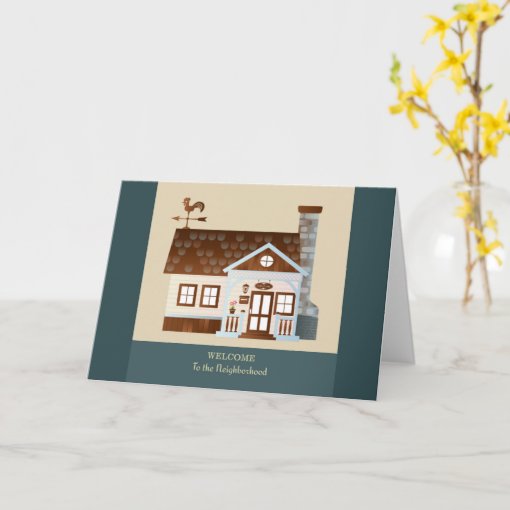 Welcome to the Neighborhood Card | Zazzle