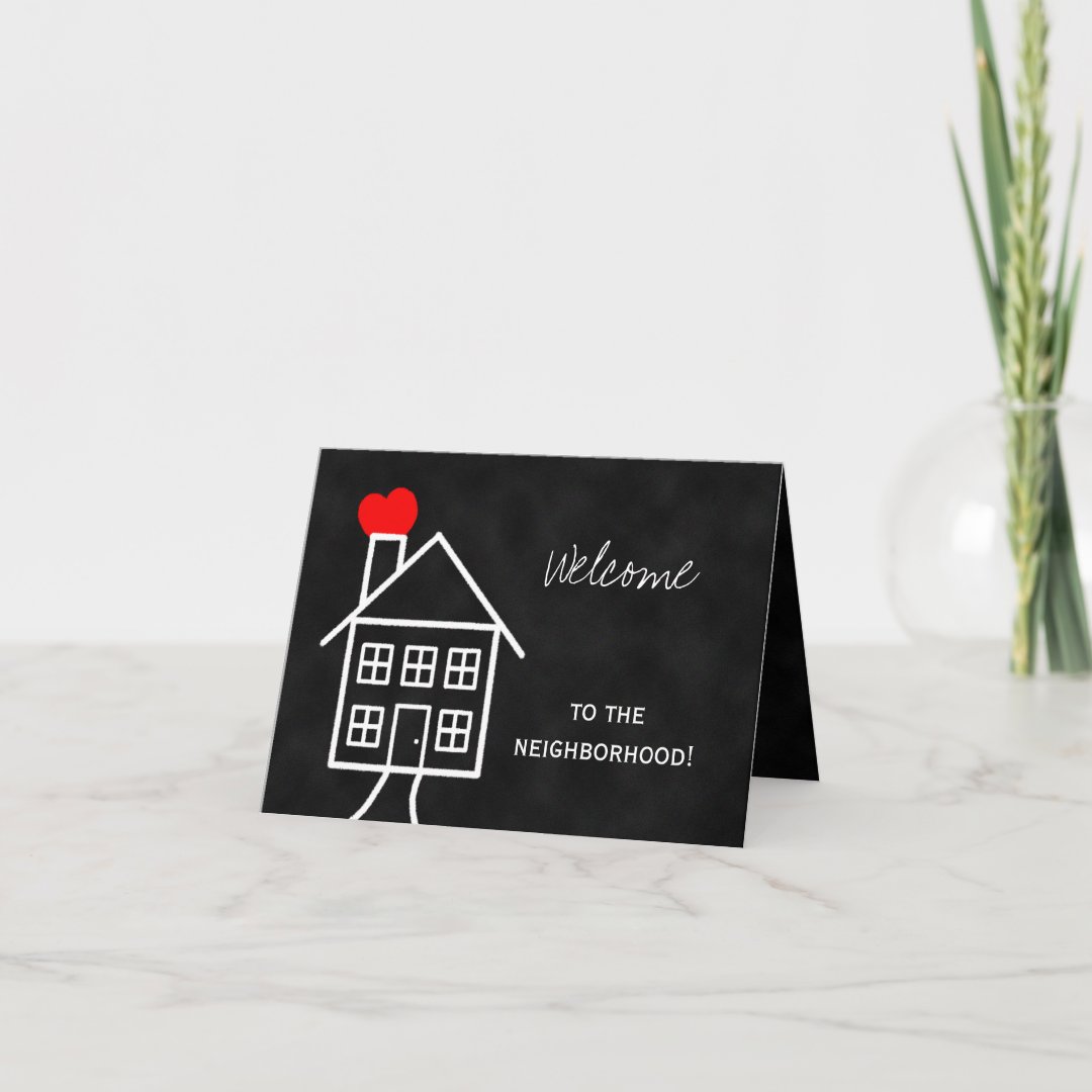 Welcome to the Neighborhood Greeting Card | Zazzle
