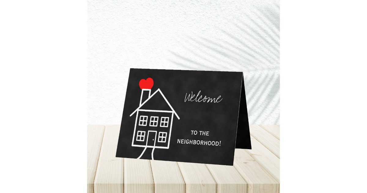 Welcome to the Neighborhood Greeting Card | Zazzle