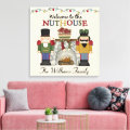 Welcome to the NUTHOUSE Personalized Canvas Print | Zazzle