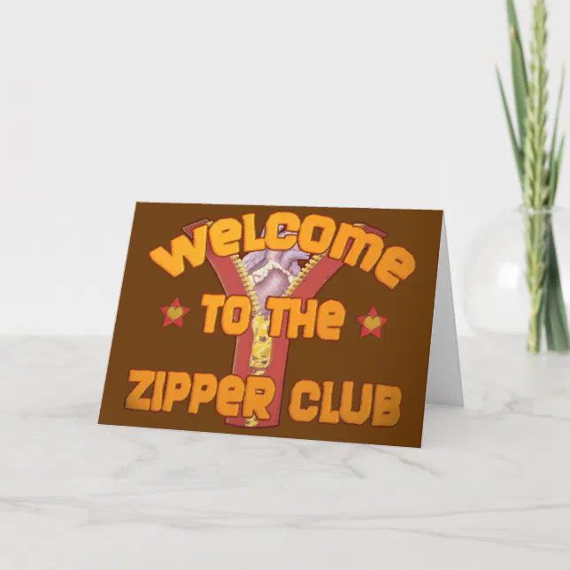 Welcome to the Zipper Club Card | Zazzle