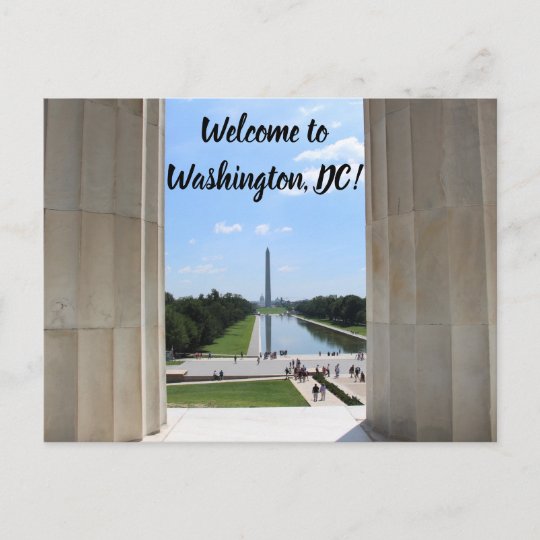 Welcome to Washington DC Postcard | Zazzle.com