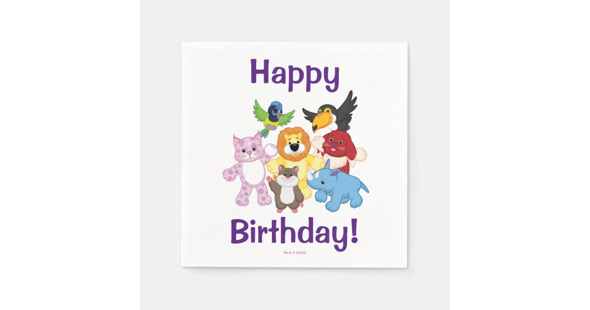 Welcome to Webkinz! Paper Napkins | Zazzle