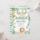Welcome Two Jungle Safari Animals Birthday Invitation | Zazzle