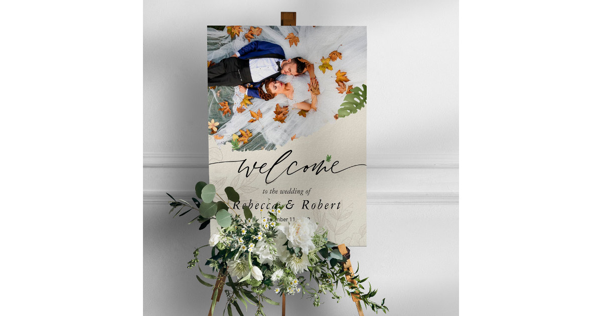 Welcome Wedding Poster | Zazzle