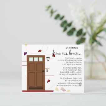 WElcoming Doors Invitation | Zazzle