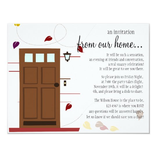 WElcoming Doors Invitation | Zazzle.com
