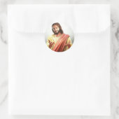 Welcoming Jesus Christ Stationary Envelope Classic Round Sticker | Zazzle