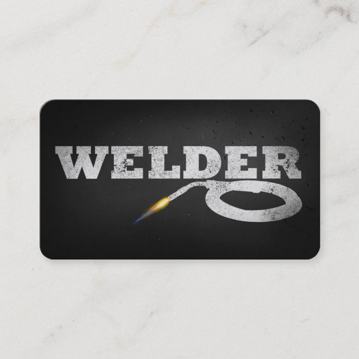 Welder Business Card | Zazzle.com