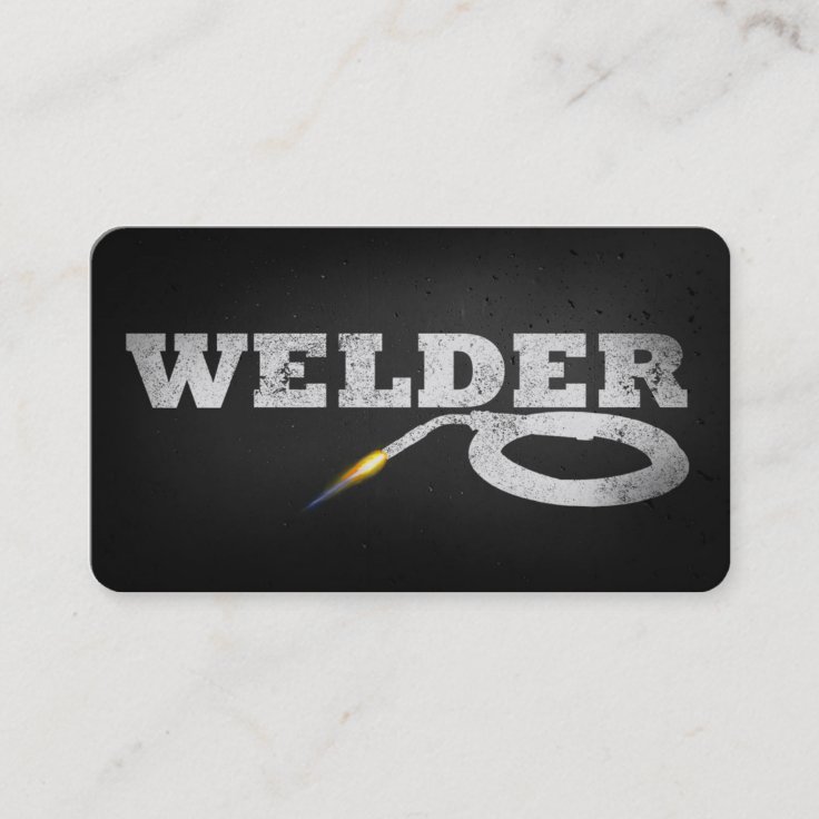 Welder Business Card | Zazzle