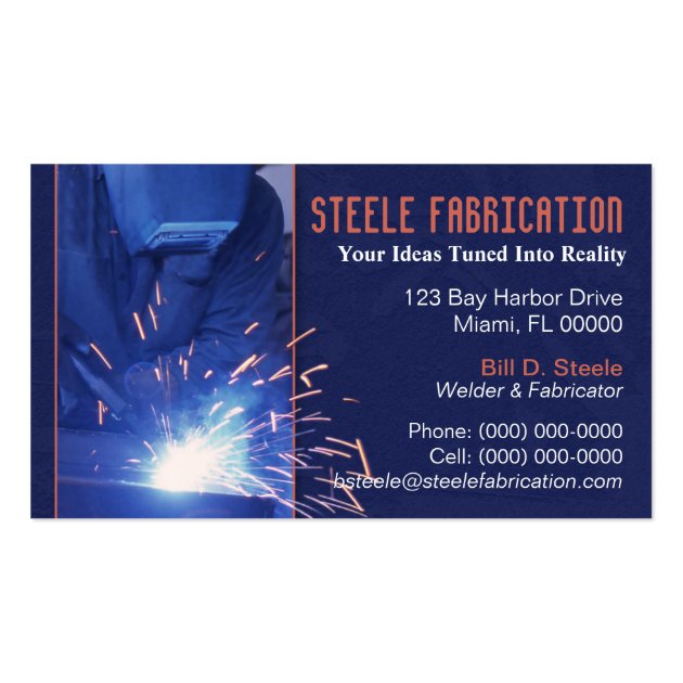Welder Business Card