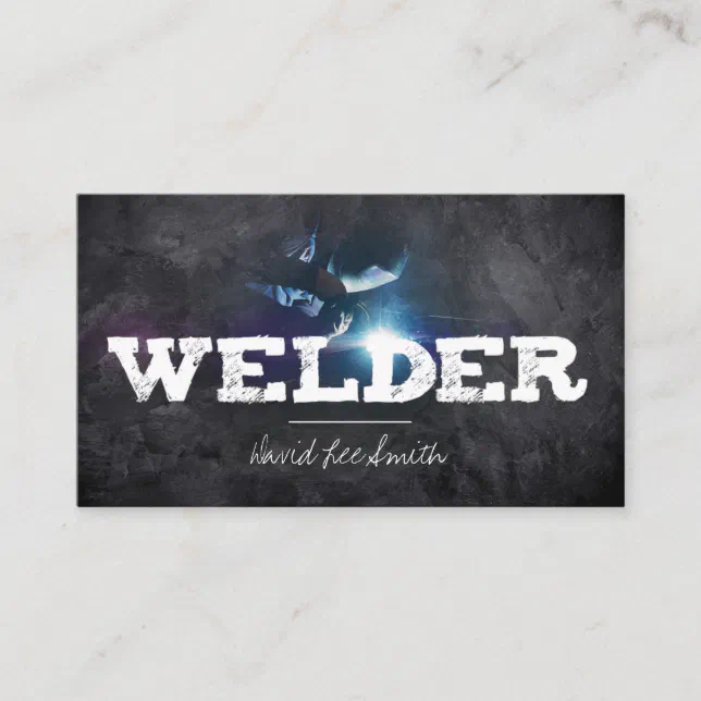 Welder Business Card | Zazzle