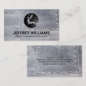 Welder | Metal Rivets Business Card | Zazzle