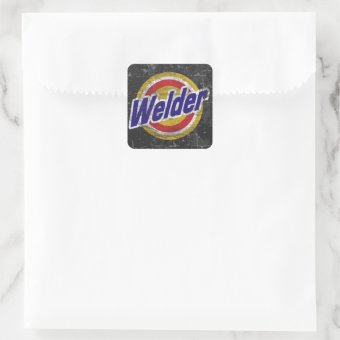 Welder Square Sticker | Zazzle