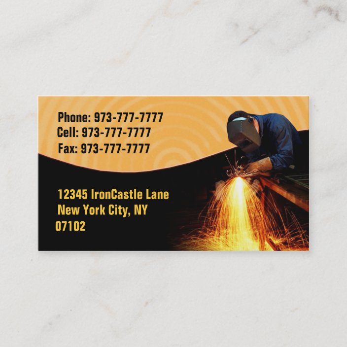 Welders Business Cards | Zazzle.com