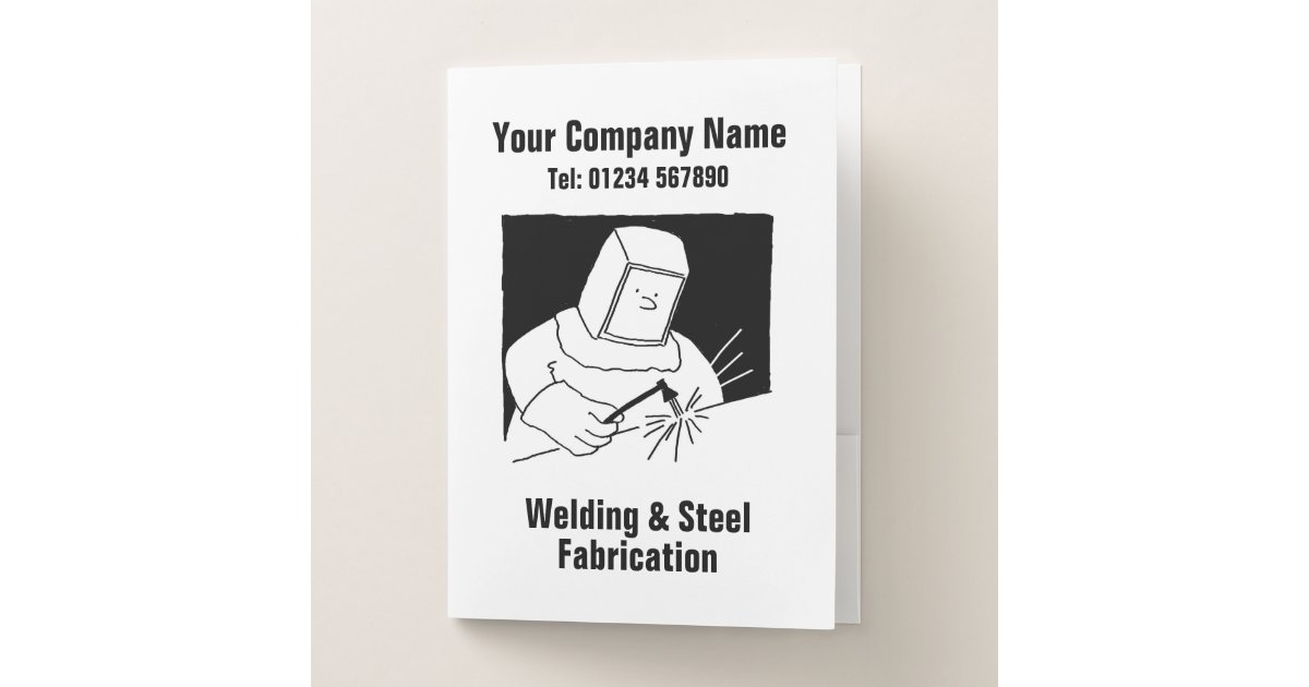 Welding and Fabrication. Pocket Folder | Zazzle