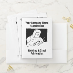 Welding and Fabrication. Pocket Folder | Zazzle