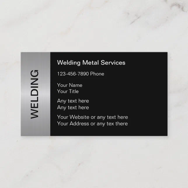 Welding Business Cards | Zazzle