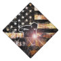 Welding Flag Sparks and Flames Graduation Cap Topper | Zazzle