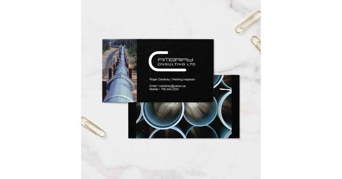 Welding Inspector Business Card | Zazzle.com