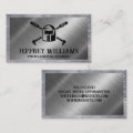 Welding Logo | Metal | Rivets Business Card | Zazzle