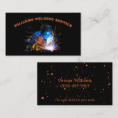 Welding Metal Fabrication Welder Business Card | Zazzle