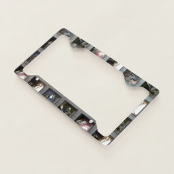 Welding Pattern License Plate Frame | Zazzle
