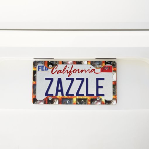 Welding Pattern License Plate Frame | Zazzle