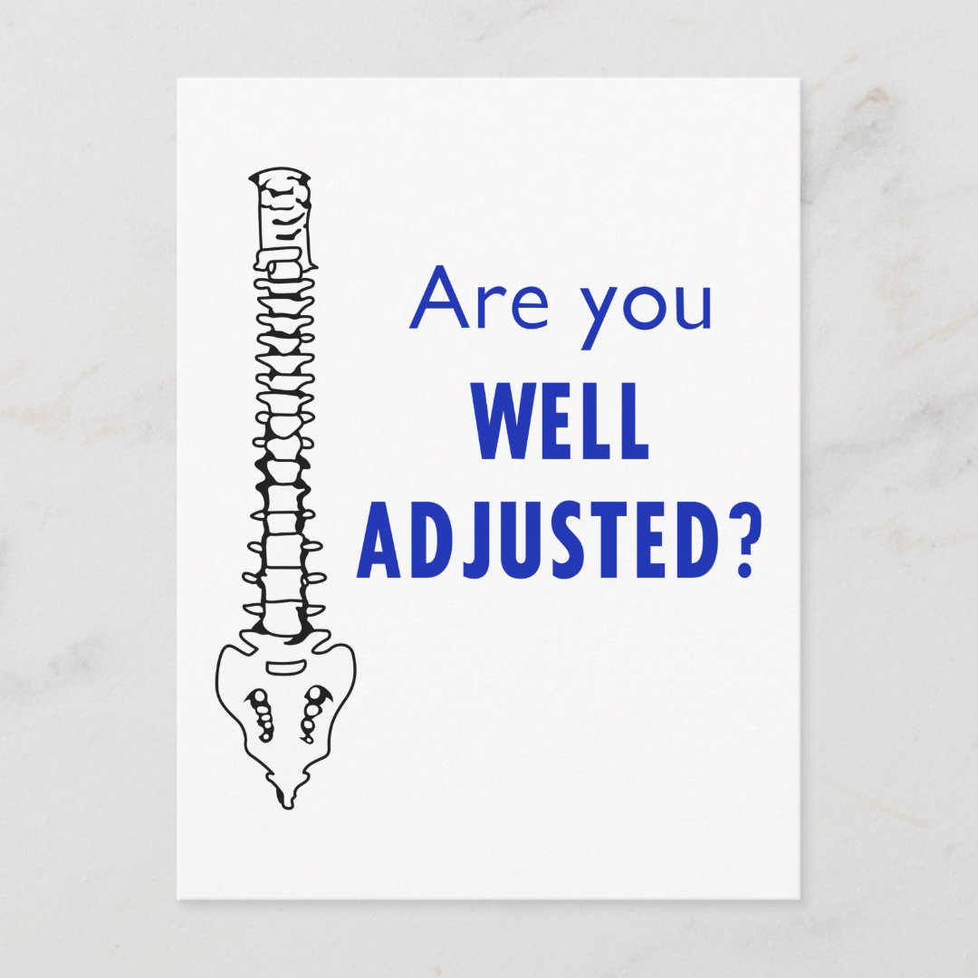Well Adjusted Postcard | Zazzle
