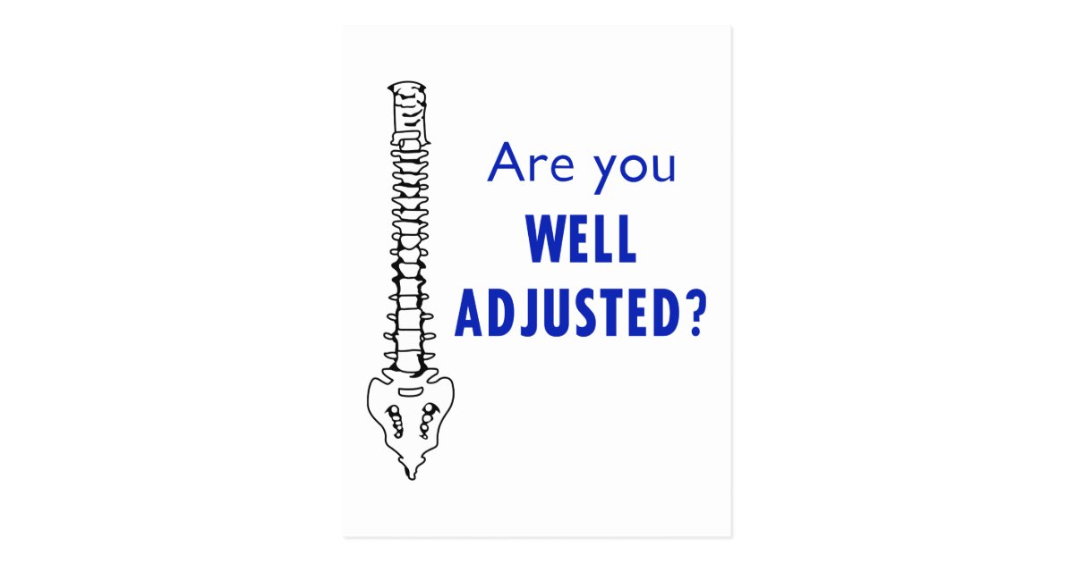Well Adjusted Postcard | Zazzle.com